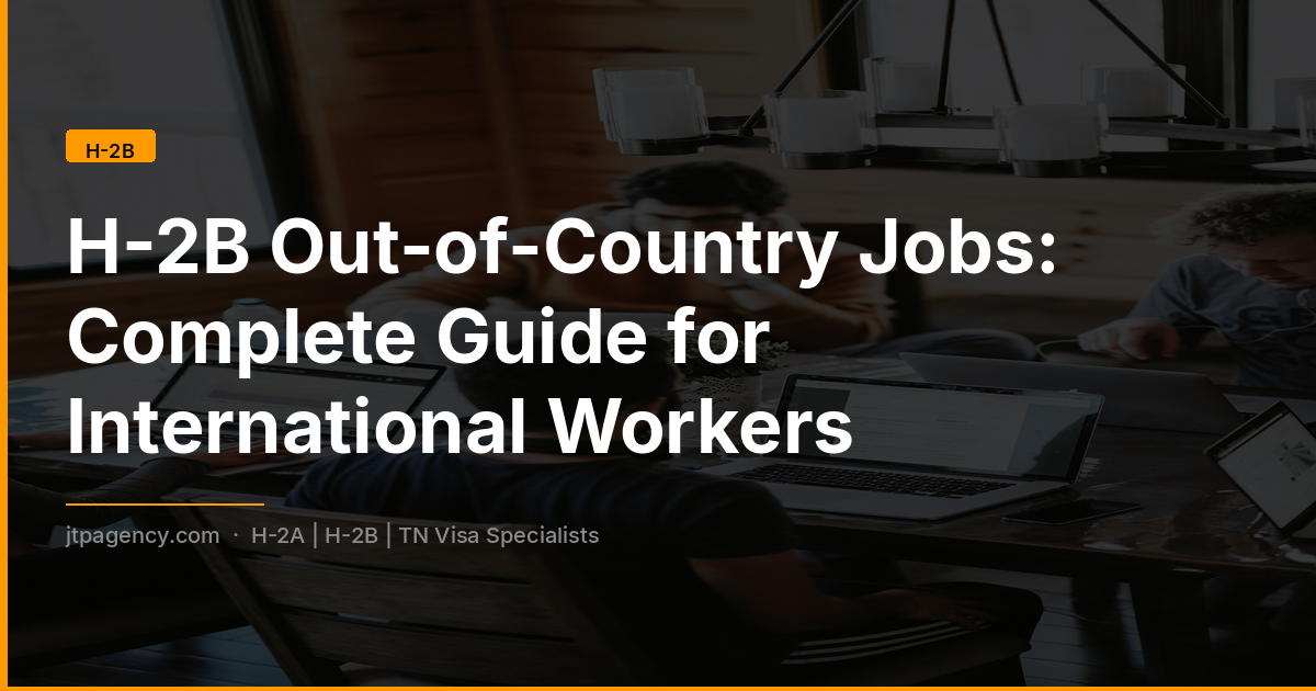 Apply for H-2B Jobs | Submit Your Resume Free | The JTP Agency